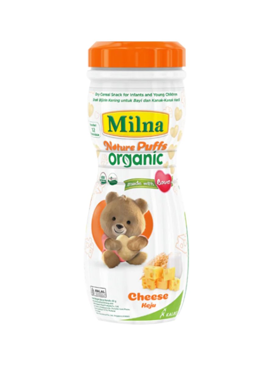 MILNA NATURE PUFF ORGANIC CHEESE 42G – Village Grocer - Sunway Giza Mall