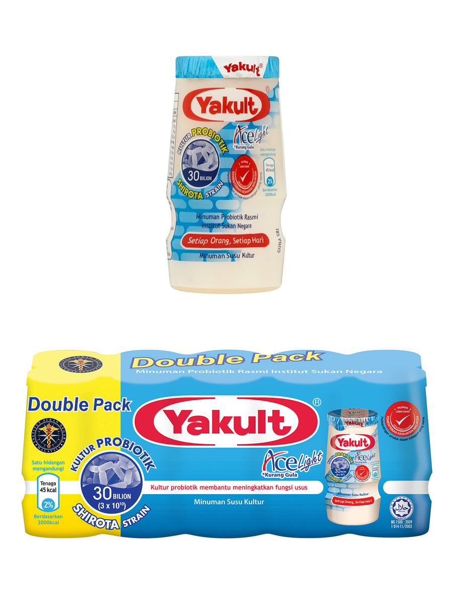 YAKULT ACE LIGHT DOUBLE PACK – Village Grocer - Sunway Giza Mall
