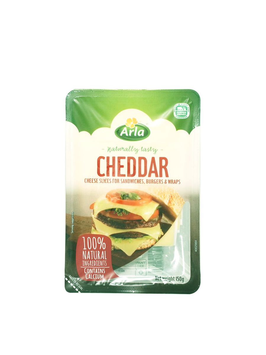 ARLA CHEDDAR CHEESE SLICES 150G – Village Grocer - Sunway Giza Mall