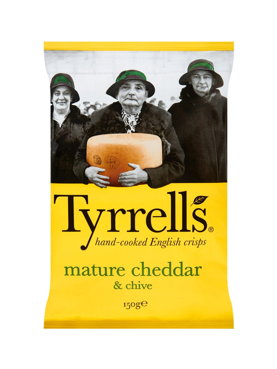 TYRRELLS P/CHIPS CHEDDAR CHEESE 150G – Village Grocer - Sunway Giza Mall