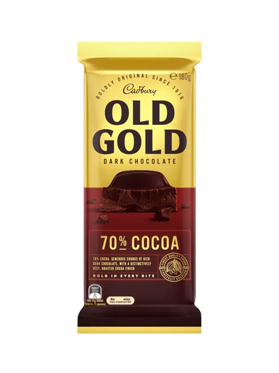 CADBURY OLD GOLD DK CHOC 70% COCOA BLOCK 180G – Village Grocer - Sunway ...