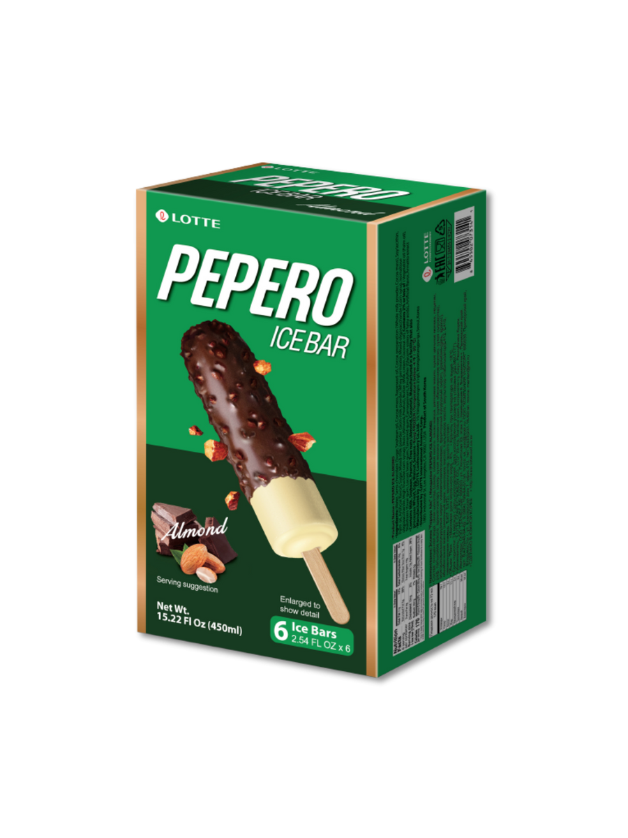 LOTTE PEPERO ICE BAR ALMOND 6X75ML – Village Grocer - Sunway Giza Mall