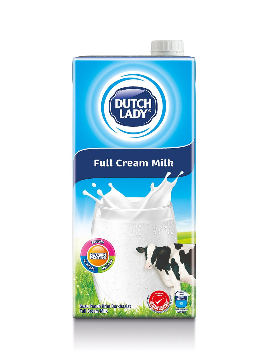 DUTCH LADY UHT FULL CREAM 1L – Village Grocer - Sunway Giza Mall